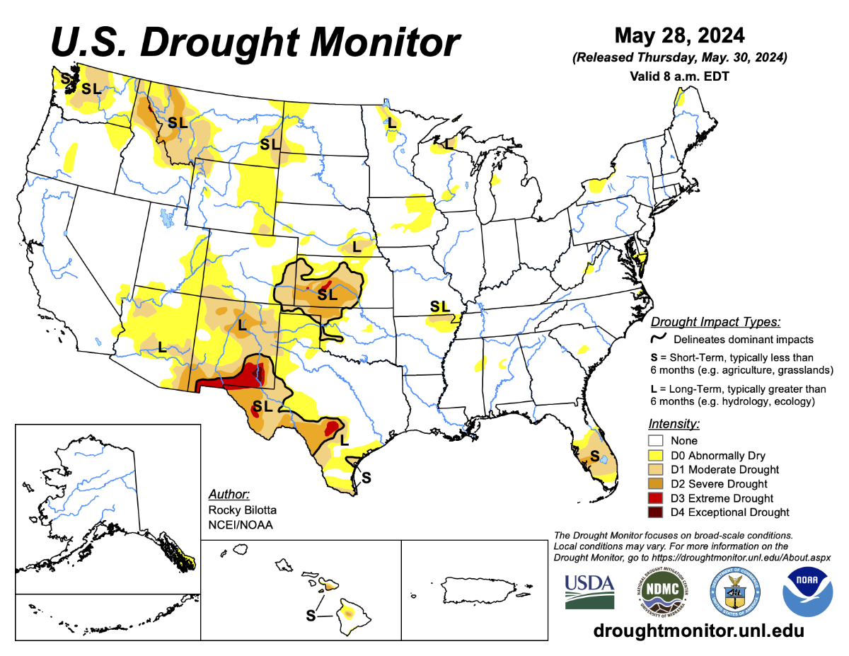 Drought Climate Summary May 2024